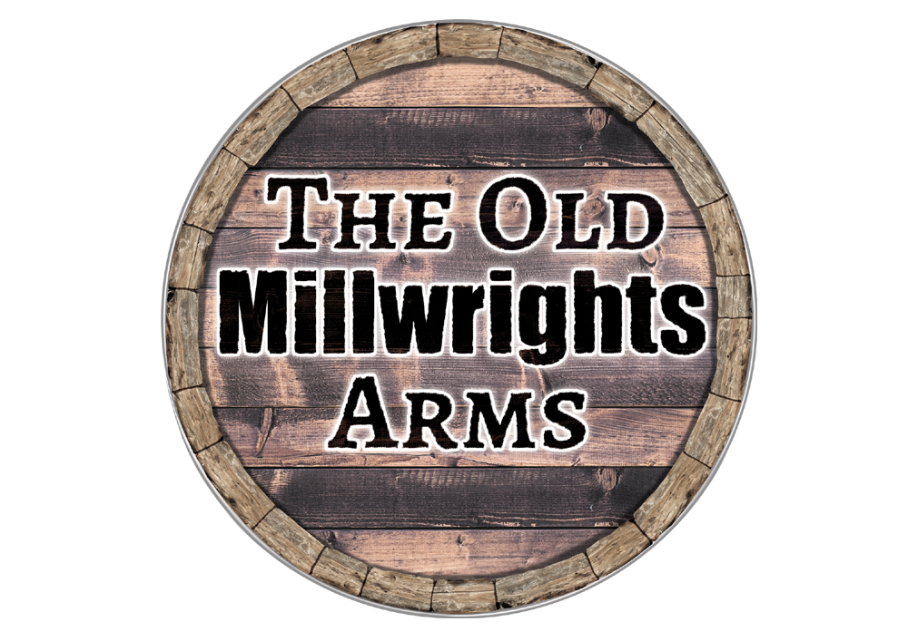 The Old Millwrights Arms – Logo – Dresses and Pints